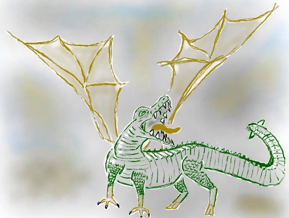 A fierce dragon – The Story Shed